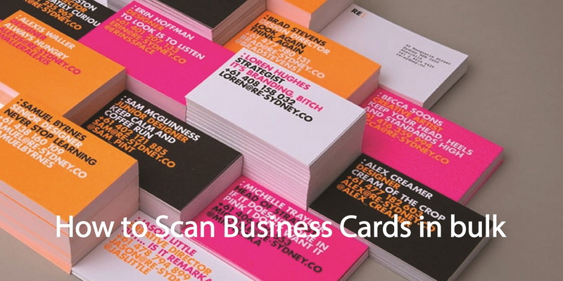 How To Scan Business Cards? - XINGKUN